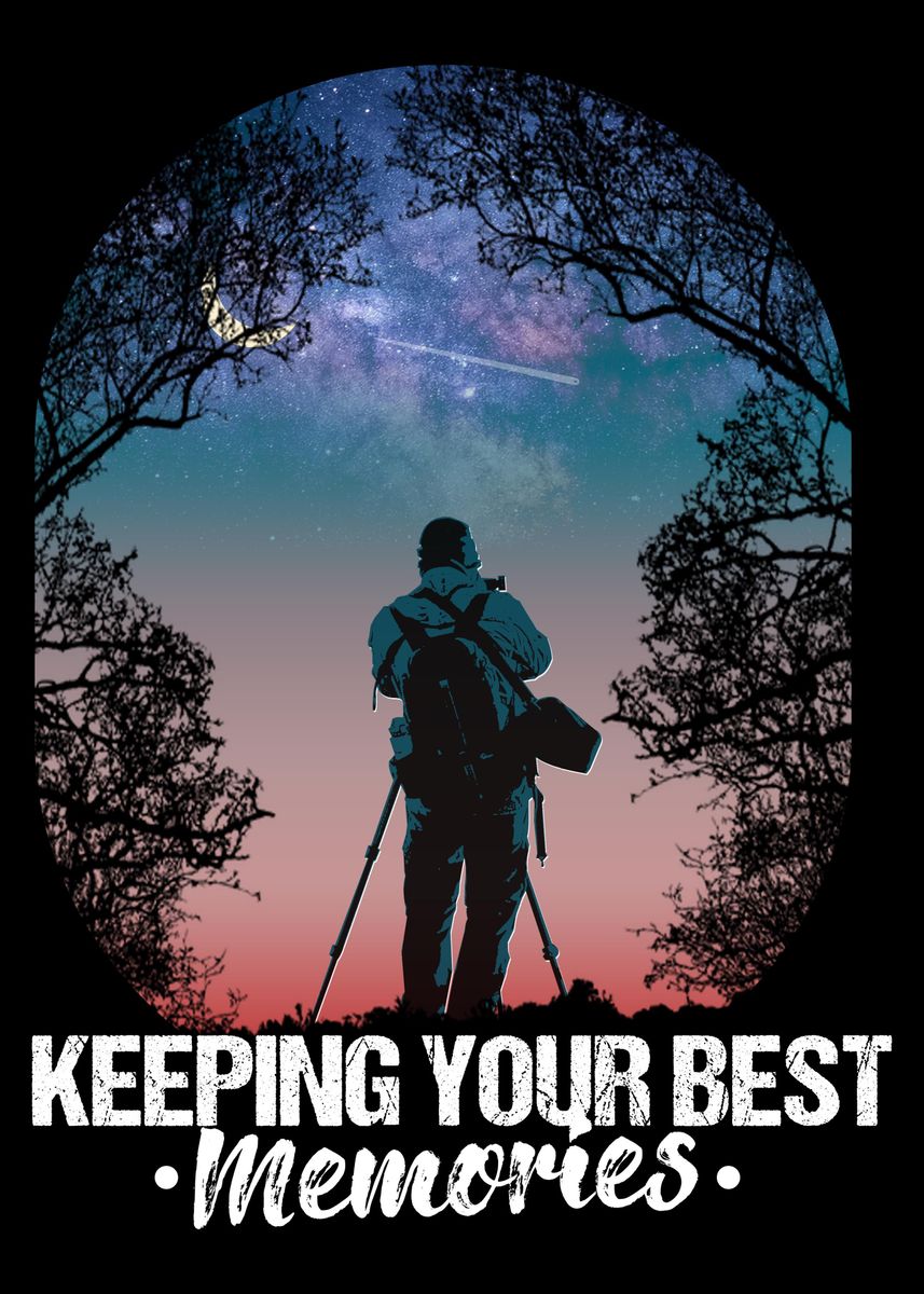 'Keeping Your Best Memories' Poster, picture, metal print, paint by ...