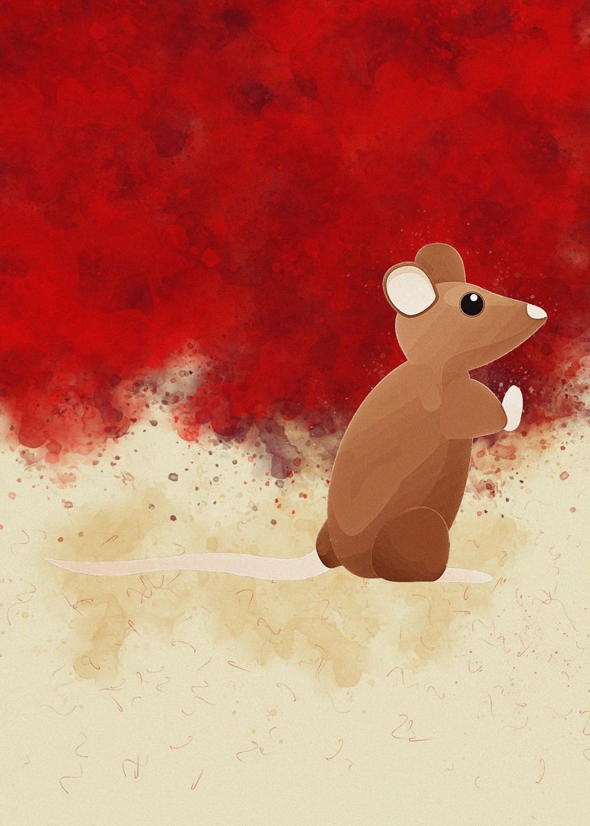 'Mice' Poster, picture, metal print, paint by french | Displate