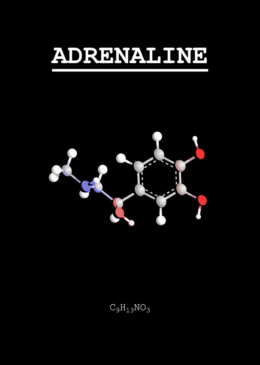 'Adrenaline' Poster by ChemECool | Displate