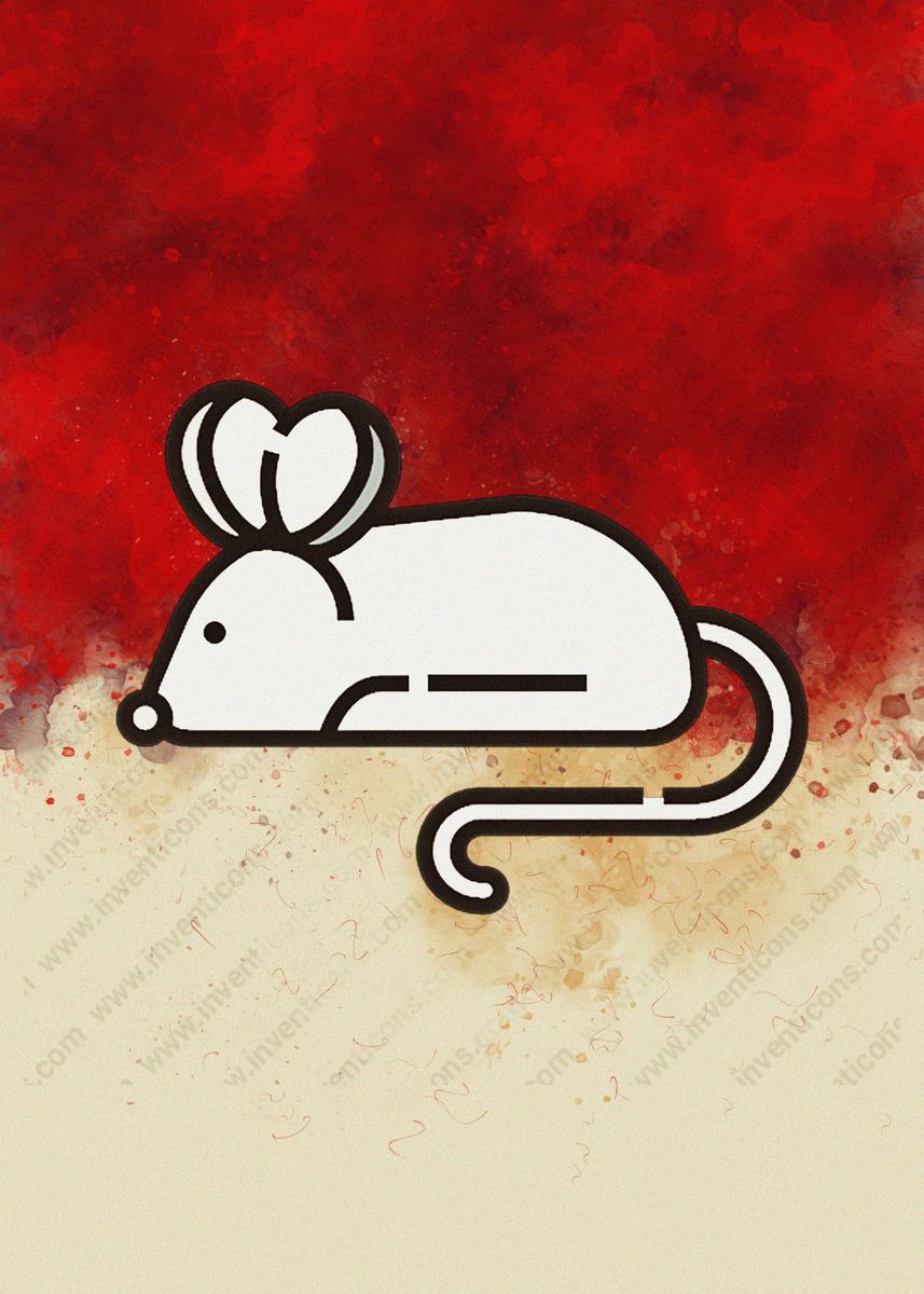 'Mice' Poster, picture, metal print, paint by french | Displate