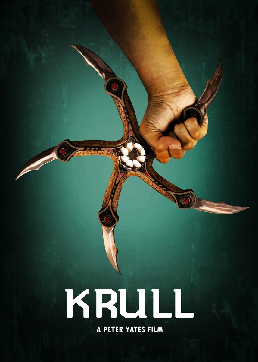 'Krull' Poster, picture, metal print, paint by Bo Kev | Displate