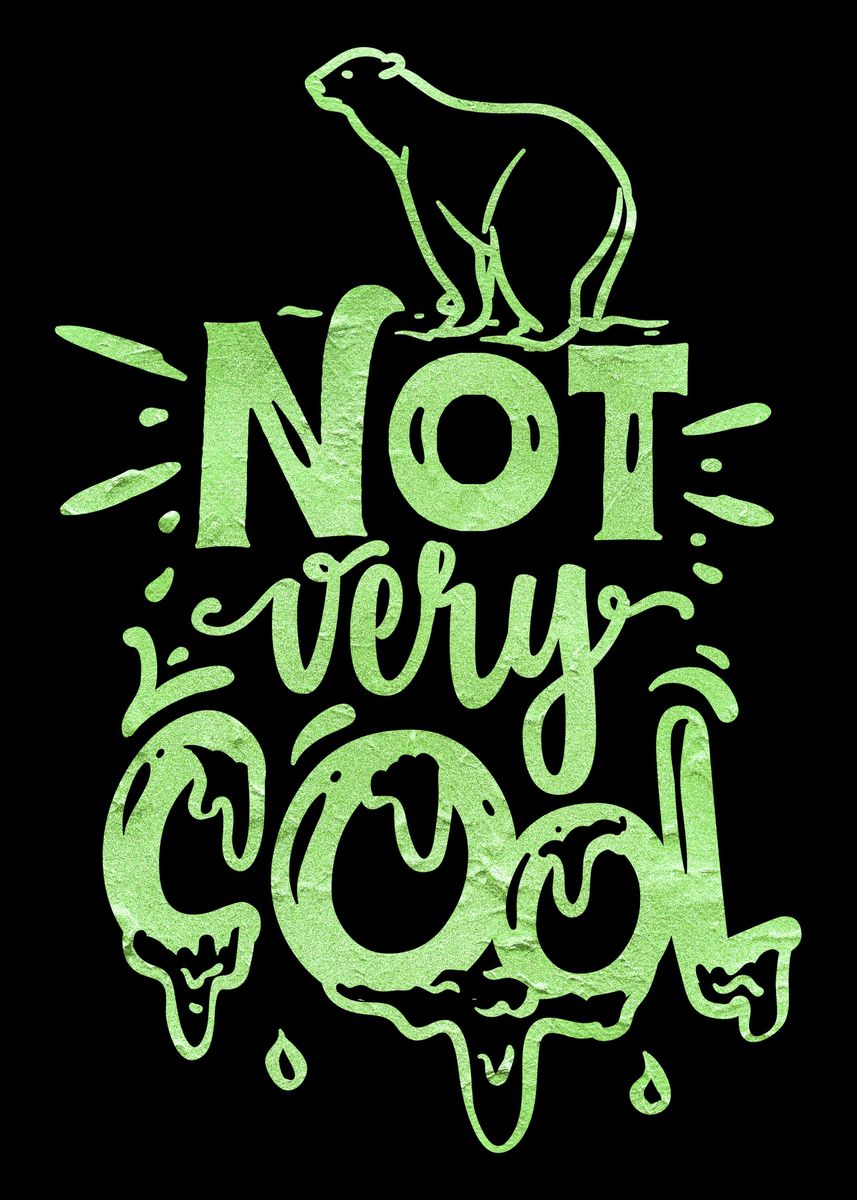 'Not very cool' Poster, picture, metal print, paint by Juliana RW ...