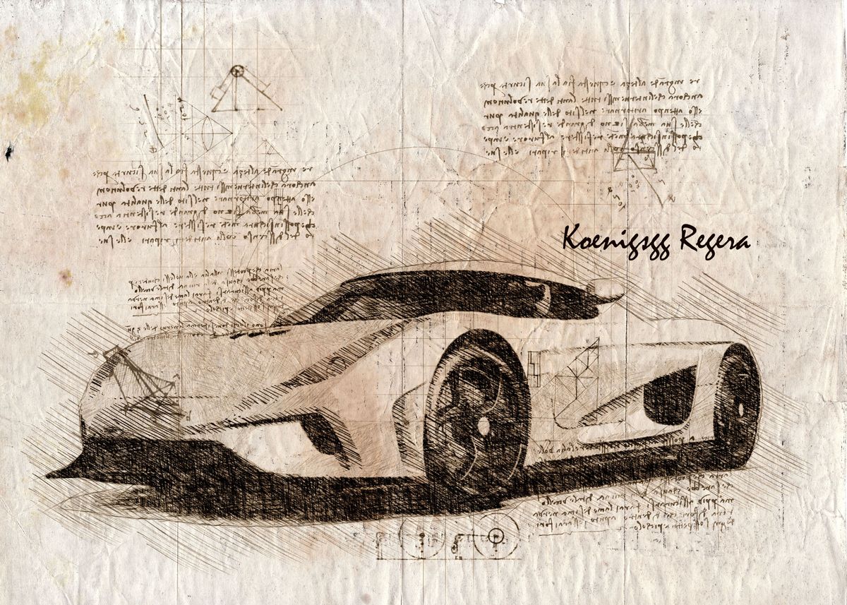 'Koeniseeg Regera' Poster by kayyis maulana | Displate