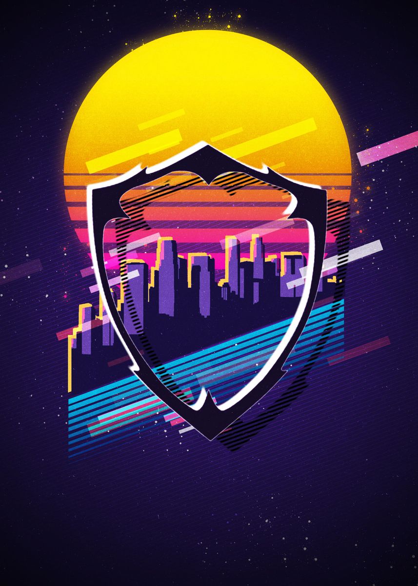 'police' Poster, picture, metal print, paint by copeland | Displate