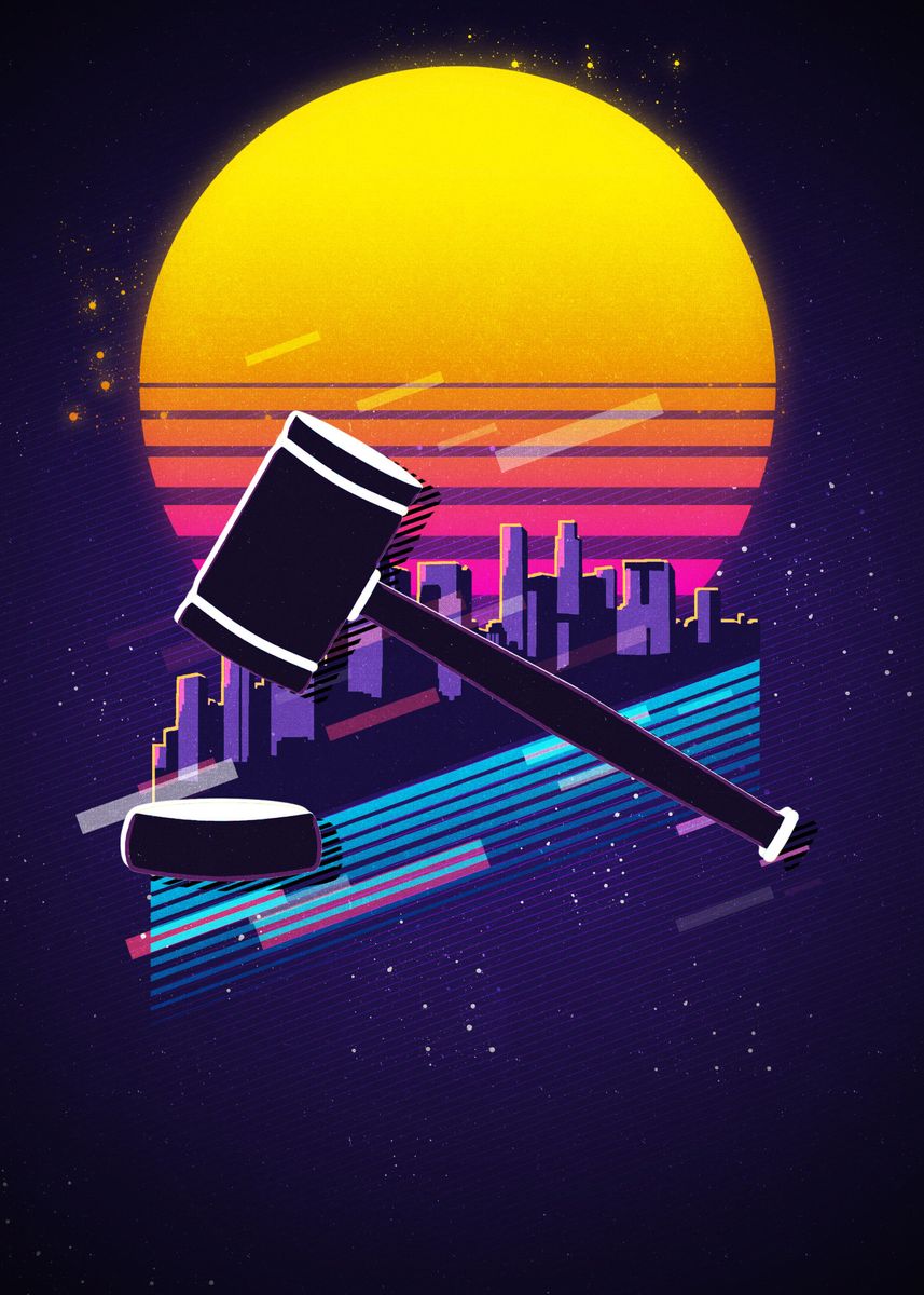 'judge' Poster, picture, metal print, paint by padilla | Displate