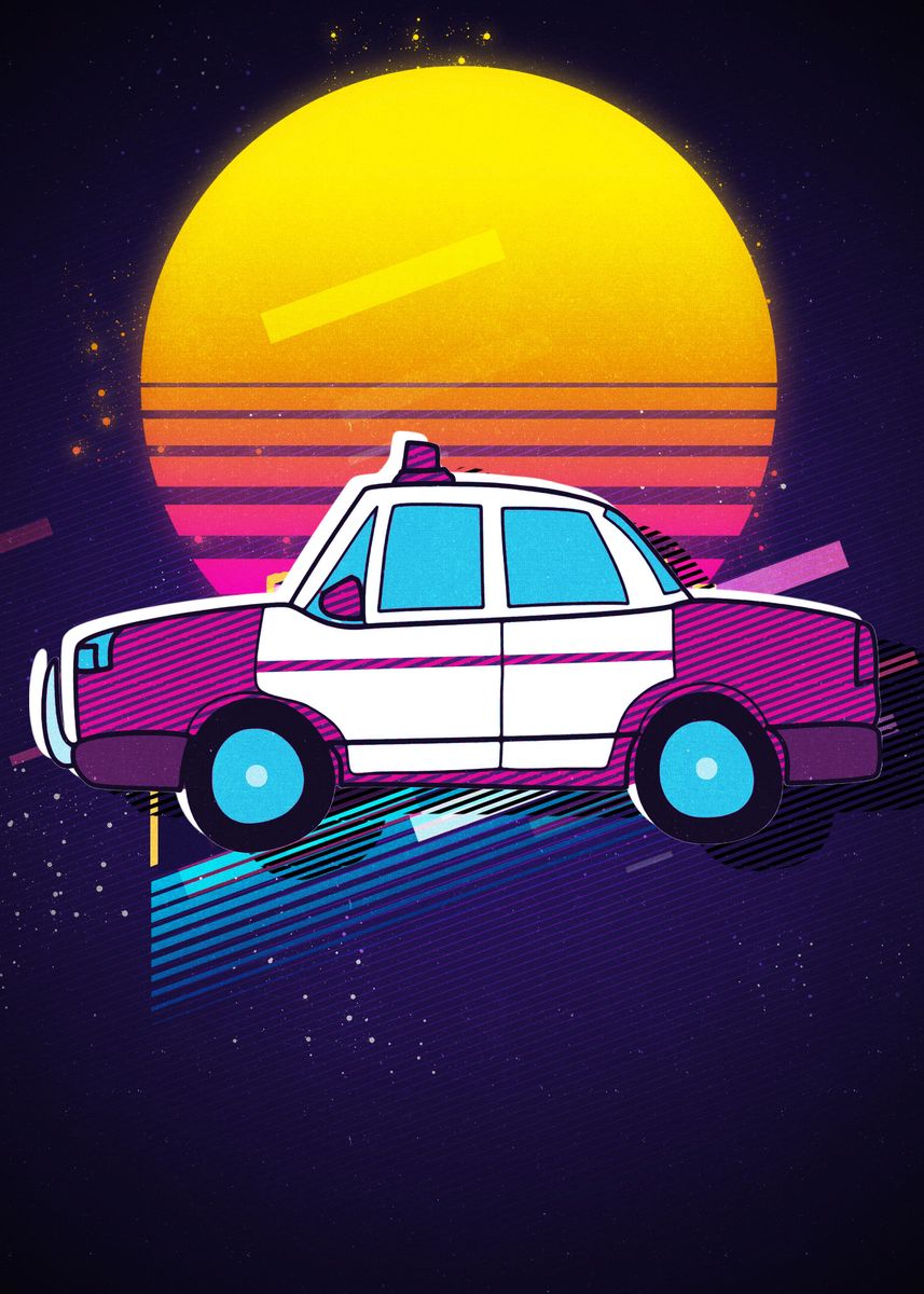 'police' Poster, picture, metal print, paint by french | Displate