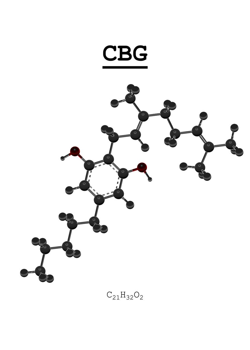 'CBG' Poster, picture, metal print, paint by ChemECool | Displate