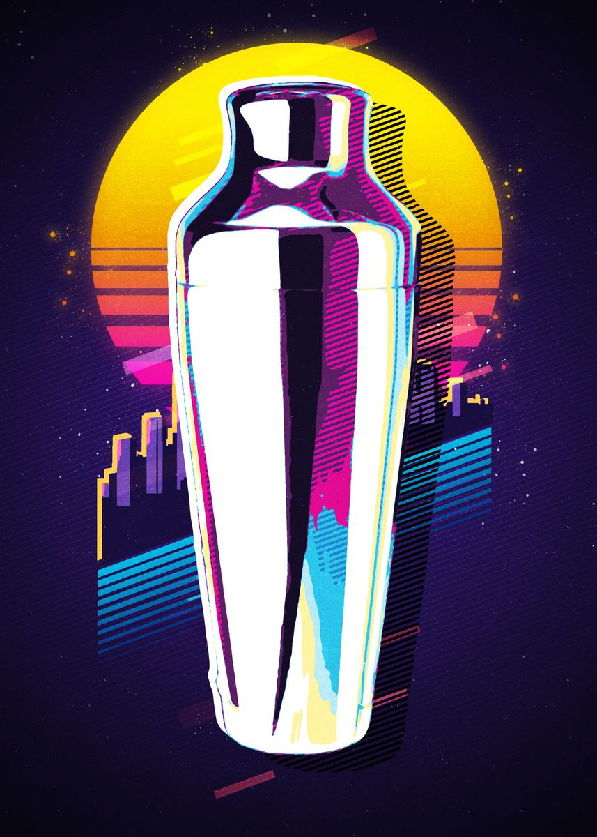 'Bartender' Poster, picture, metal print, paint by savage | Displate