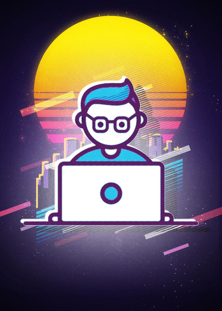 'Software engineer' Poster, picture, metal print, paint by gillpa ...