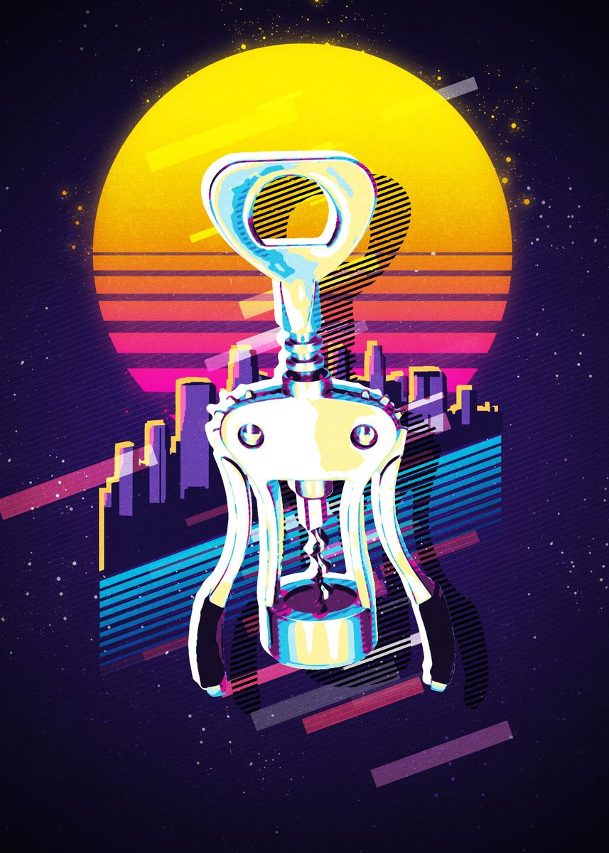 'Bartender' Poster, picture, metal print, paint by olsenwood | Displate