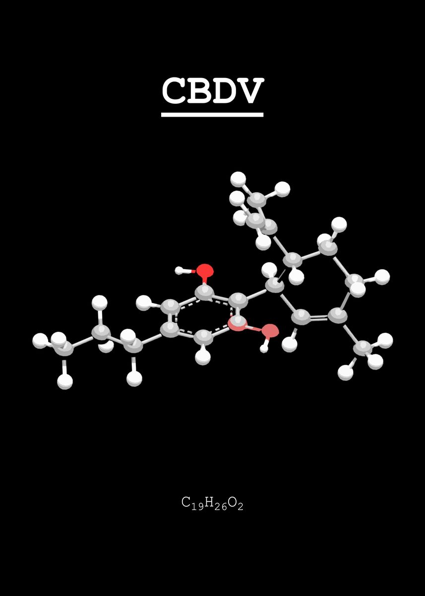 'CBDV' Poster by ChemECool | Displate