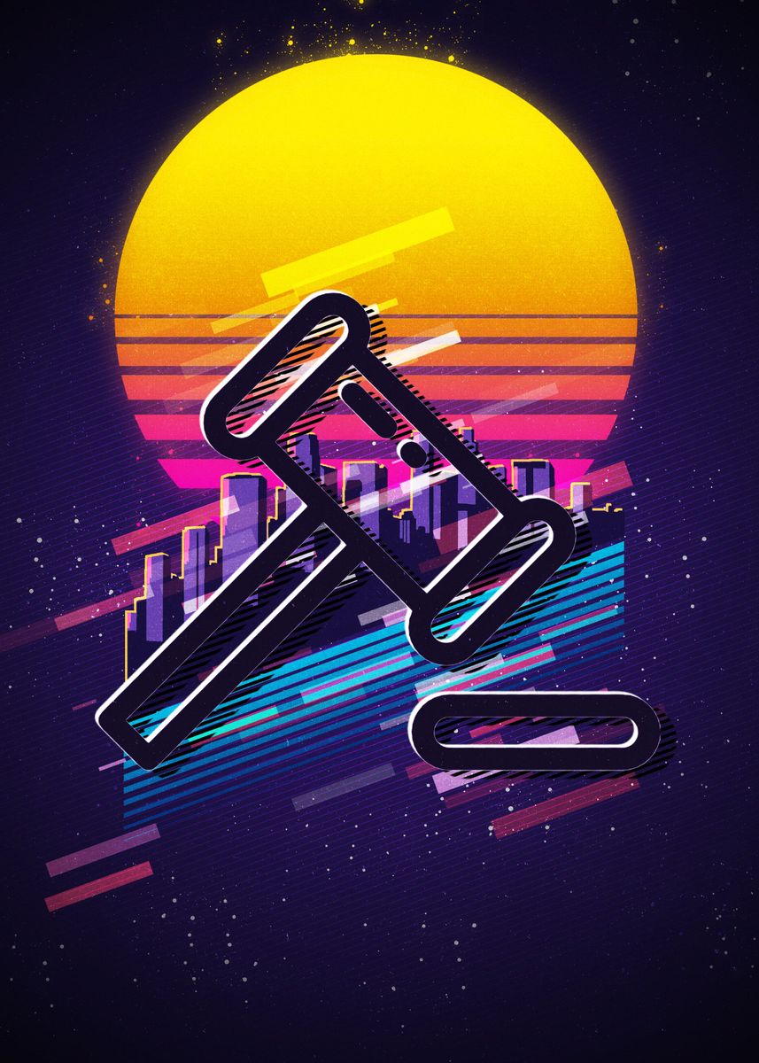 'judge' Poster, picture, metal print, paint by padilla | Displate