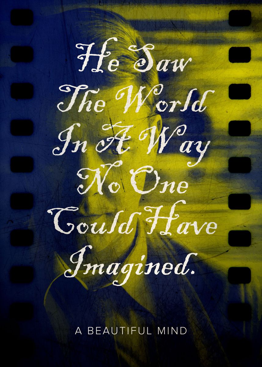 'A Beautiful Mind' Poster, picture, metal print, paint by Quoteey ...