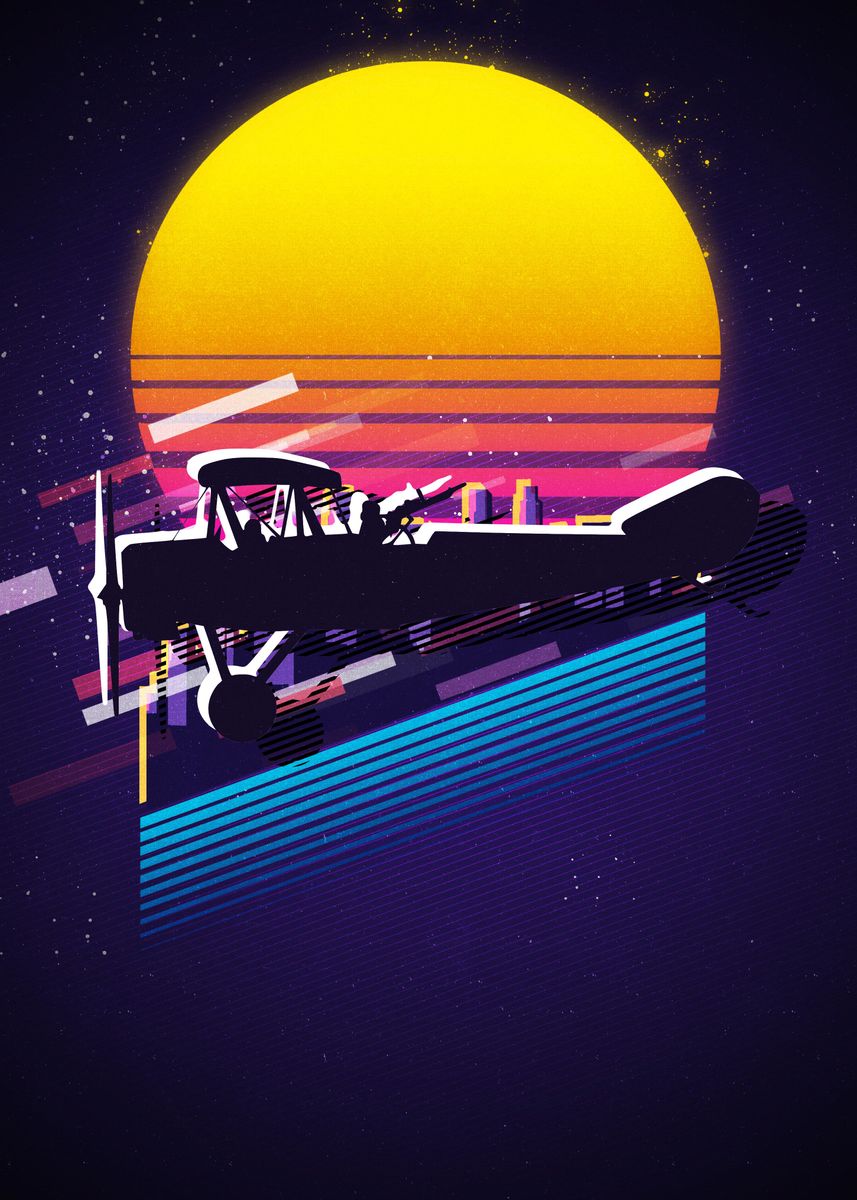 'PILOT' Poster, picture, metal print, paint by Water | Displate