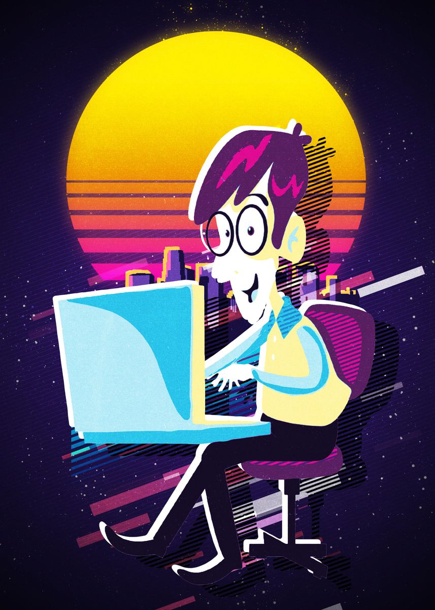 'Software engineer' Poster, picture, metal print, paint by gillpa ...