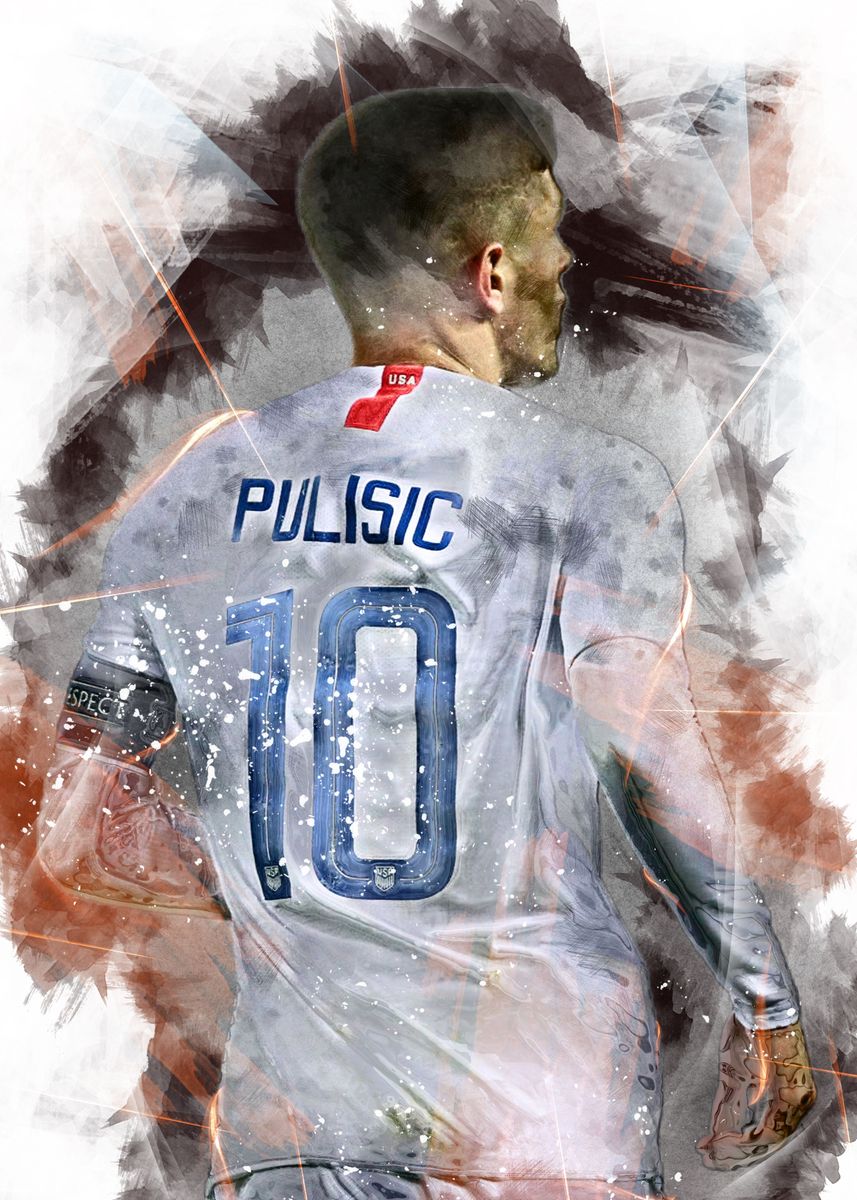 'Christian Pulisic' Poster by Franklin Ruben | Displate
