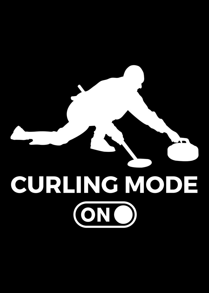 'Ice Curling Gift Sport' Poster by petervanderwalk | Displate