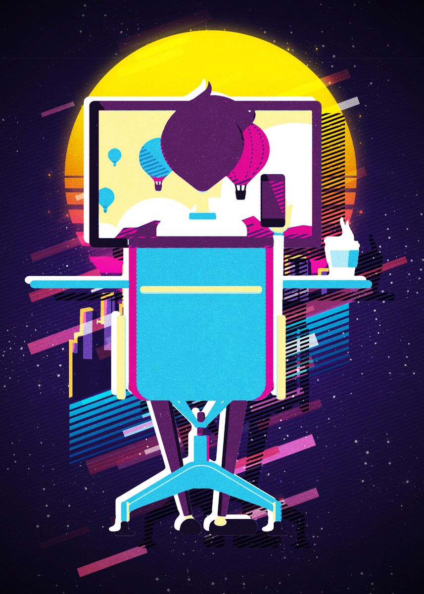 'Software engineer' Poster, picture, metal print, paint by gillpa ...