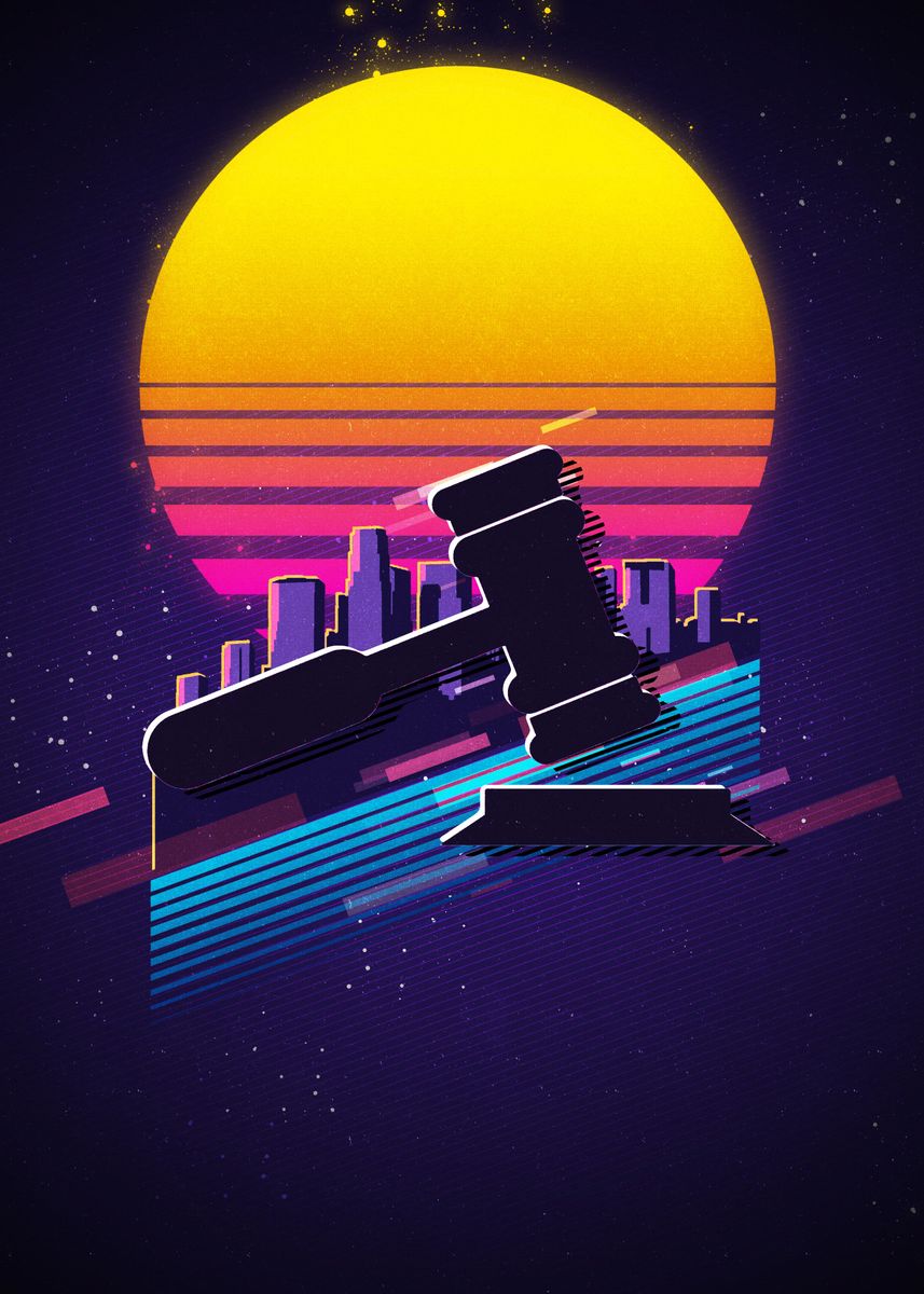 'judge' Poster, picture, metal print, paint by padilla | Displate