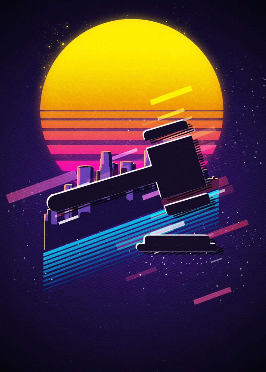 'judge' Poster, picture, metal print, paint by padilla | Displate