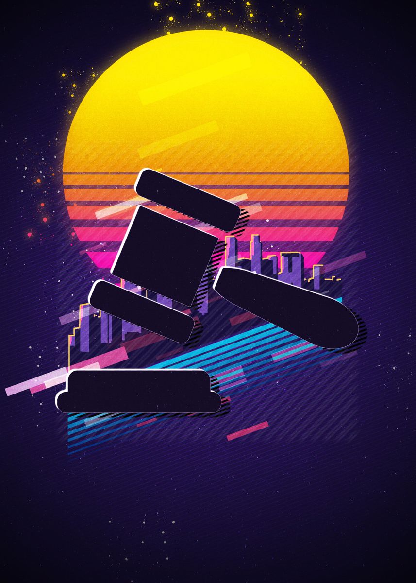 'judge' Poster, picture, metal print, paint by padilla | Displate