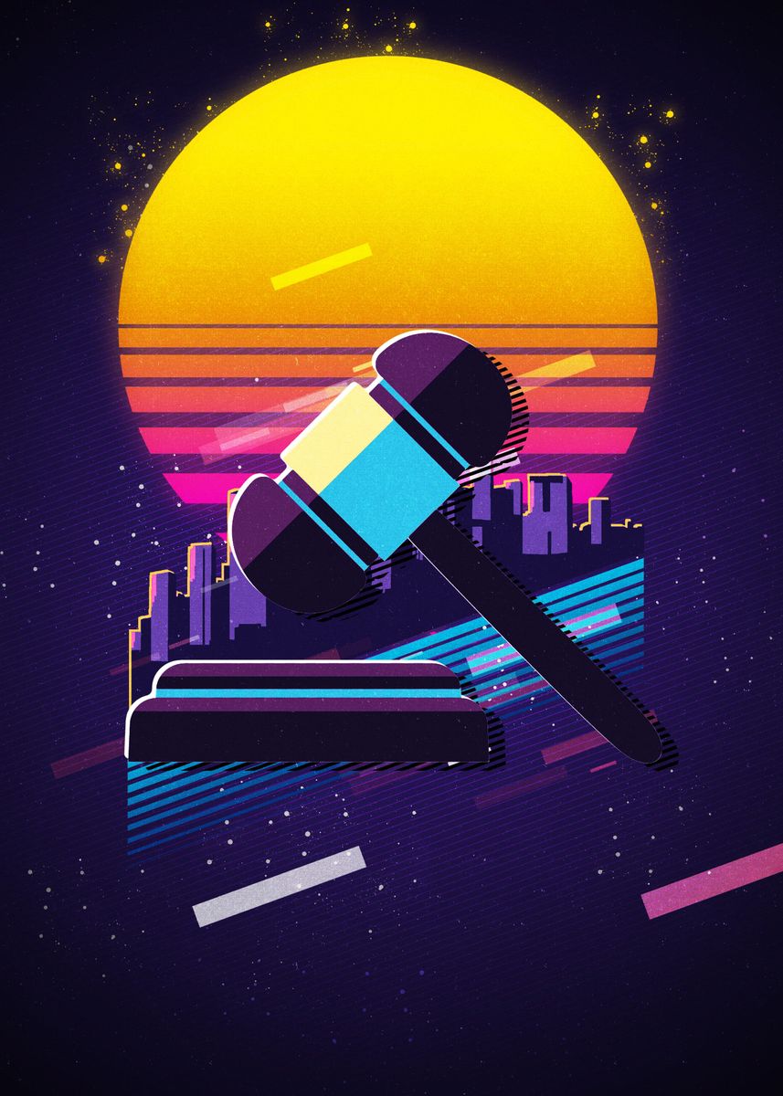'judge' Poster, picture, metal print, paint by padilla | Displate