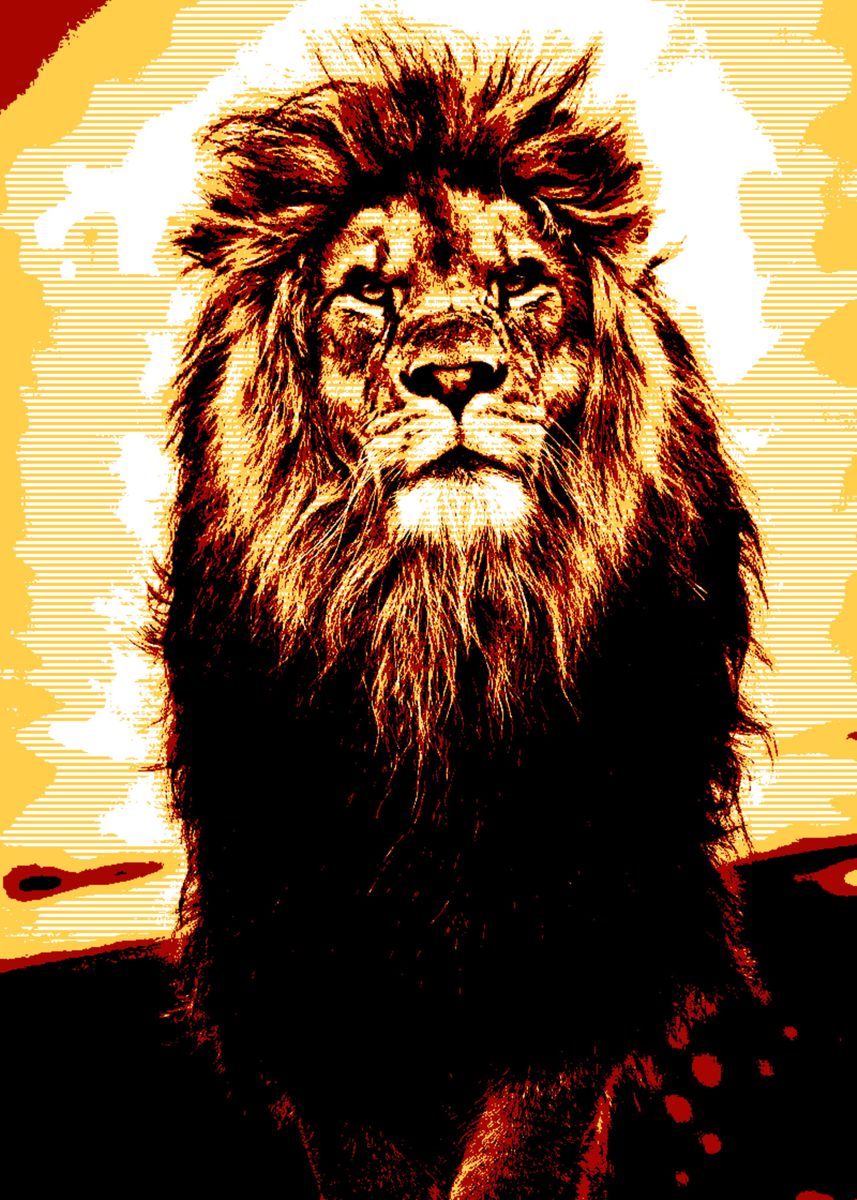 'Lion ' Poster by Imad Wpap | Displate