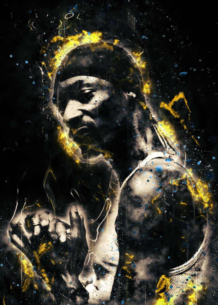 'Rap Rapper Legend' Poster, picture, metal print, paint by Ziartz ...