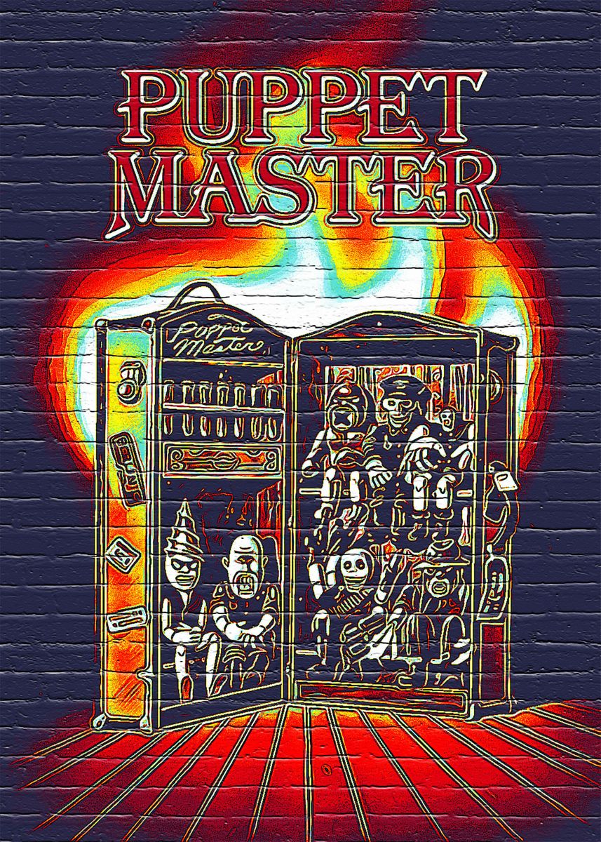 'Puppet Master 1' Poster, picture, metal print, paint by Elisa Woodard ...