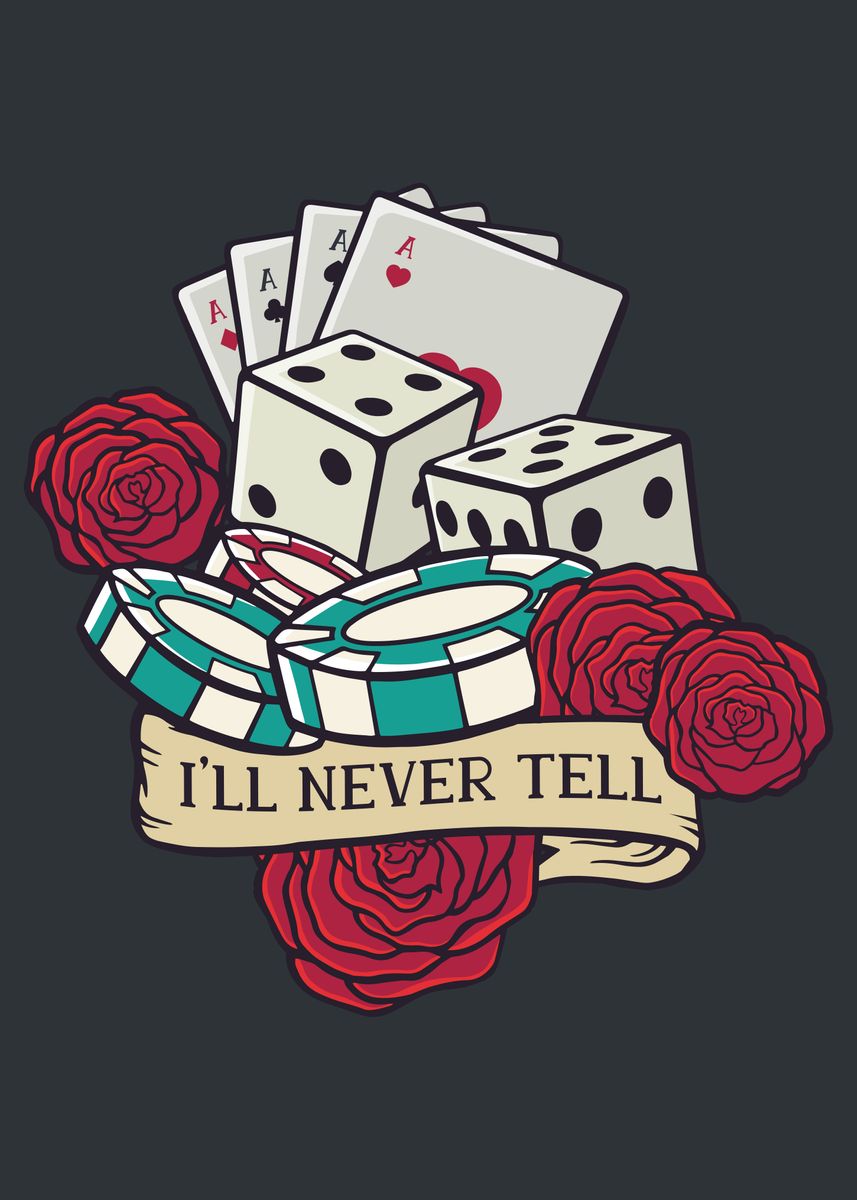 'I Will Never Tell' Poster, picture, metal print, paint by Anziehend ...