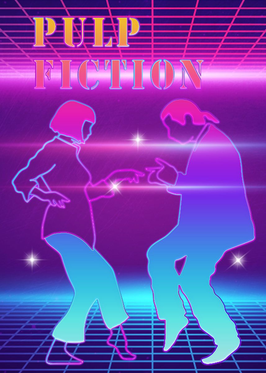 'Pulp fiction dance' Poster, picture, metal print, paint by dam art ...