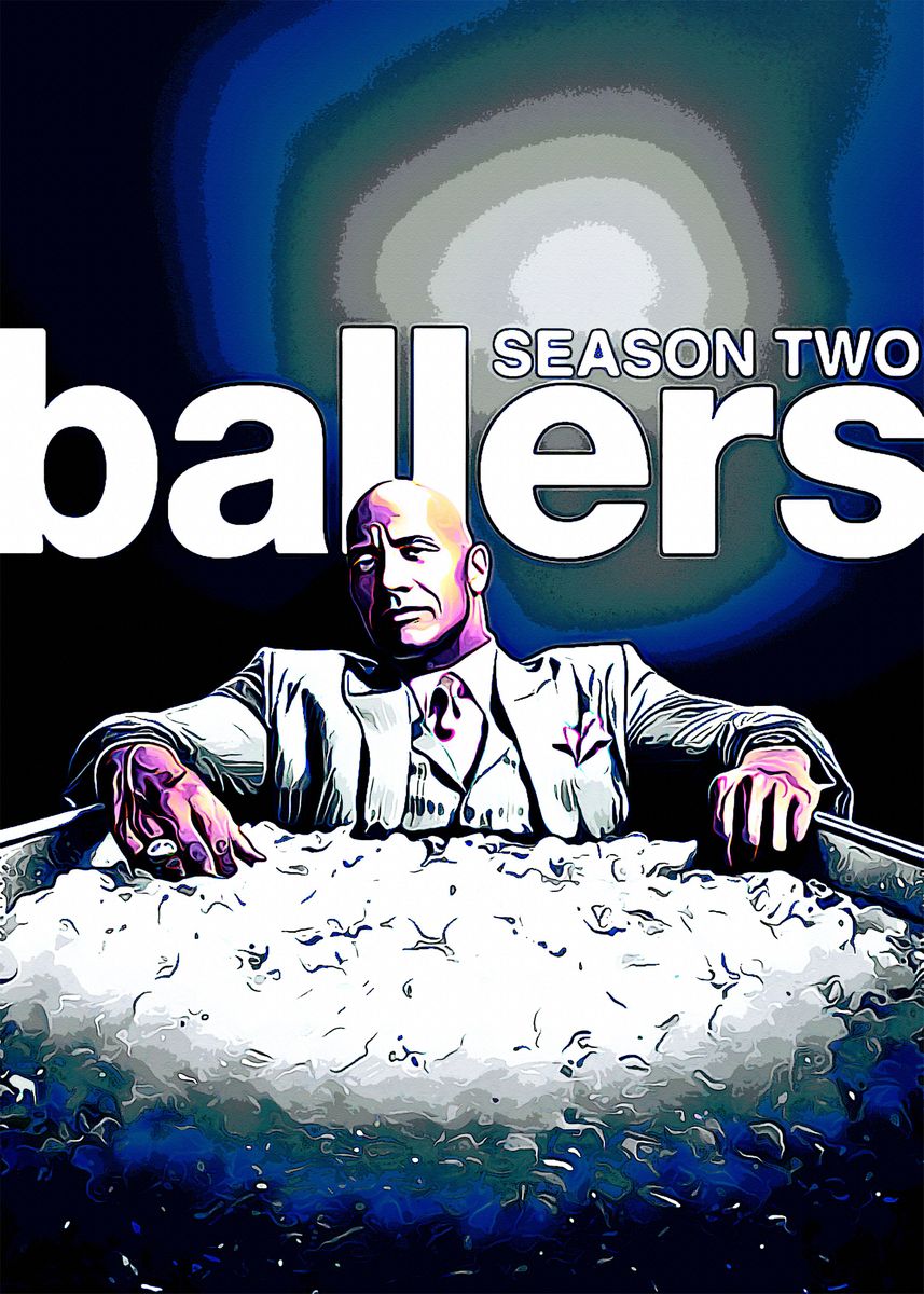 'Ballers 4' Poster, picture, metal print, paint by Kaye Luca | Displate