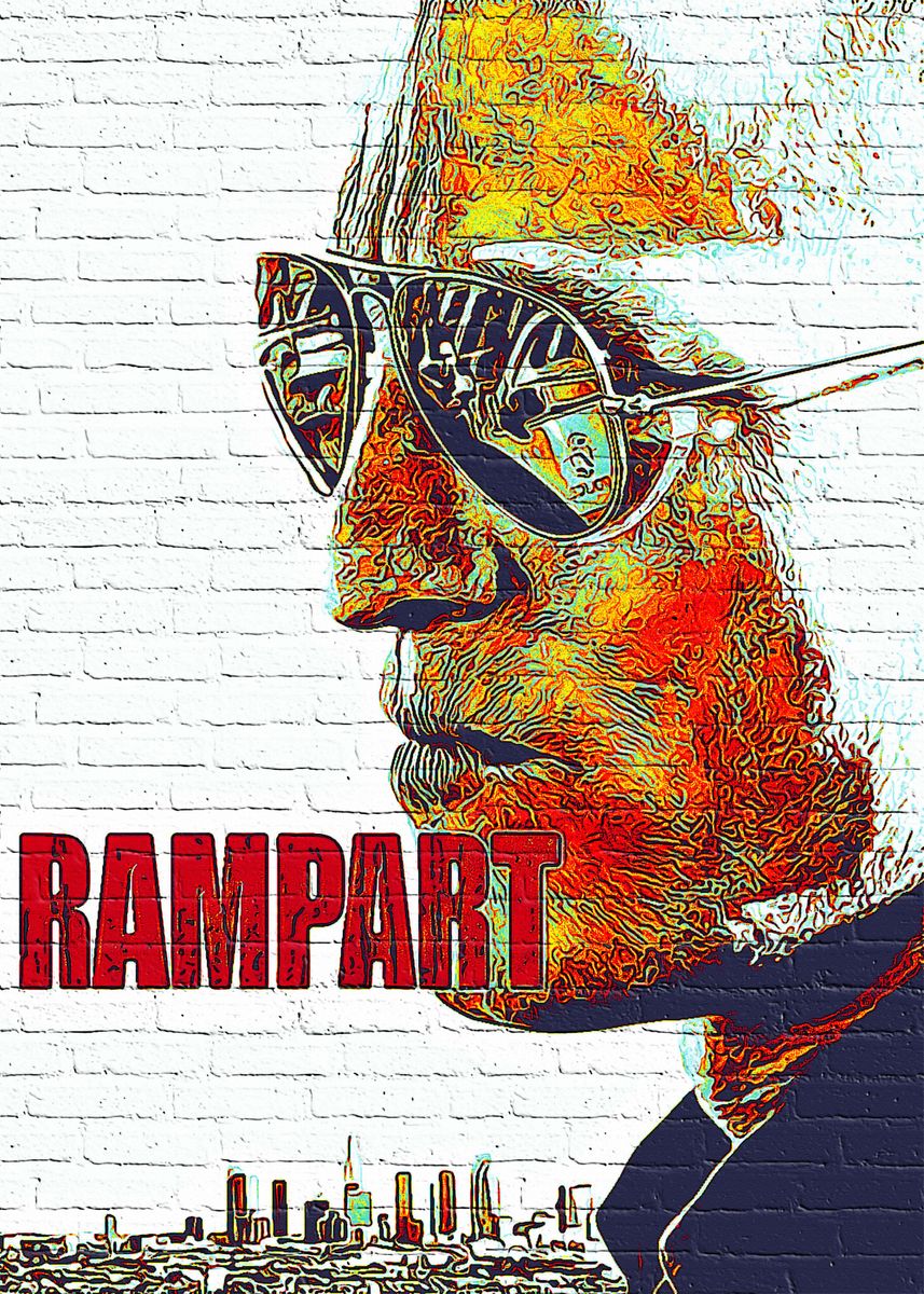 'Rampart 2' Poster, picture, metal print, paint by Elisa Woodard | Displate