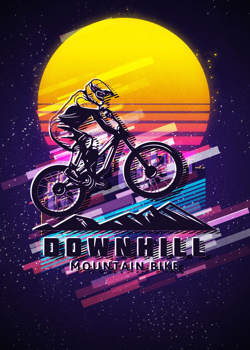 'mountain bike' Poster by padilla | Displate