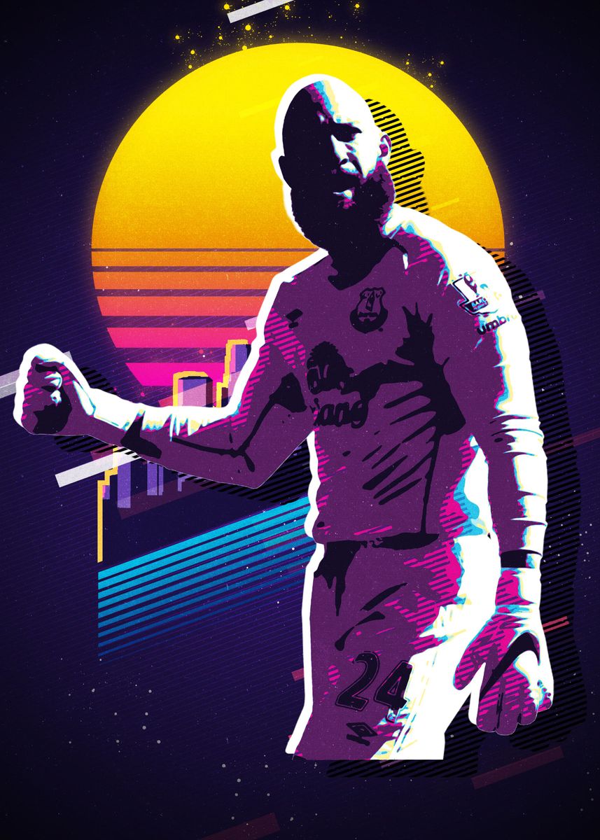 'Tim Howard' Poster, picture, metal print, paint by colongreer | Displate