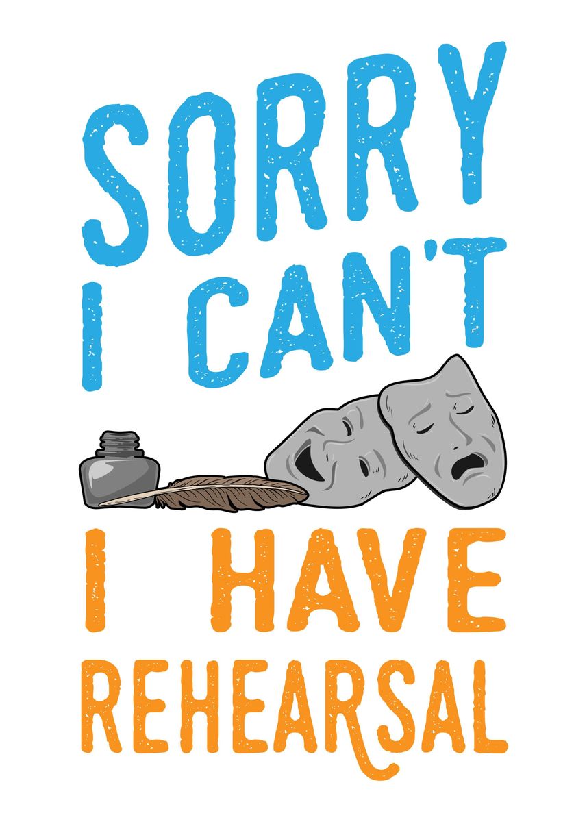 'Acting Actor Rehearsal Gif' Poster, picture, metal print, paint by ...