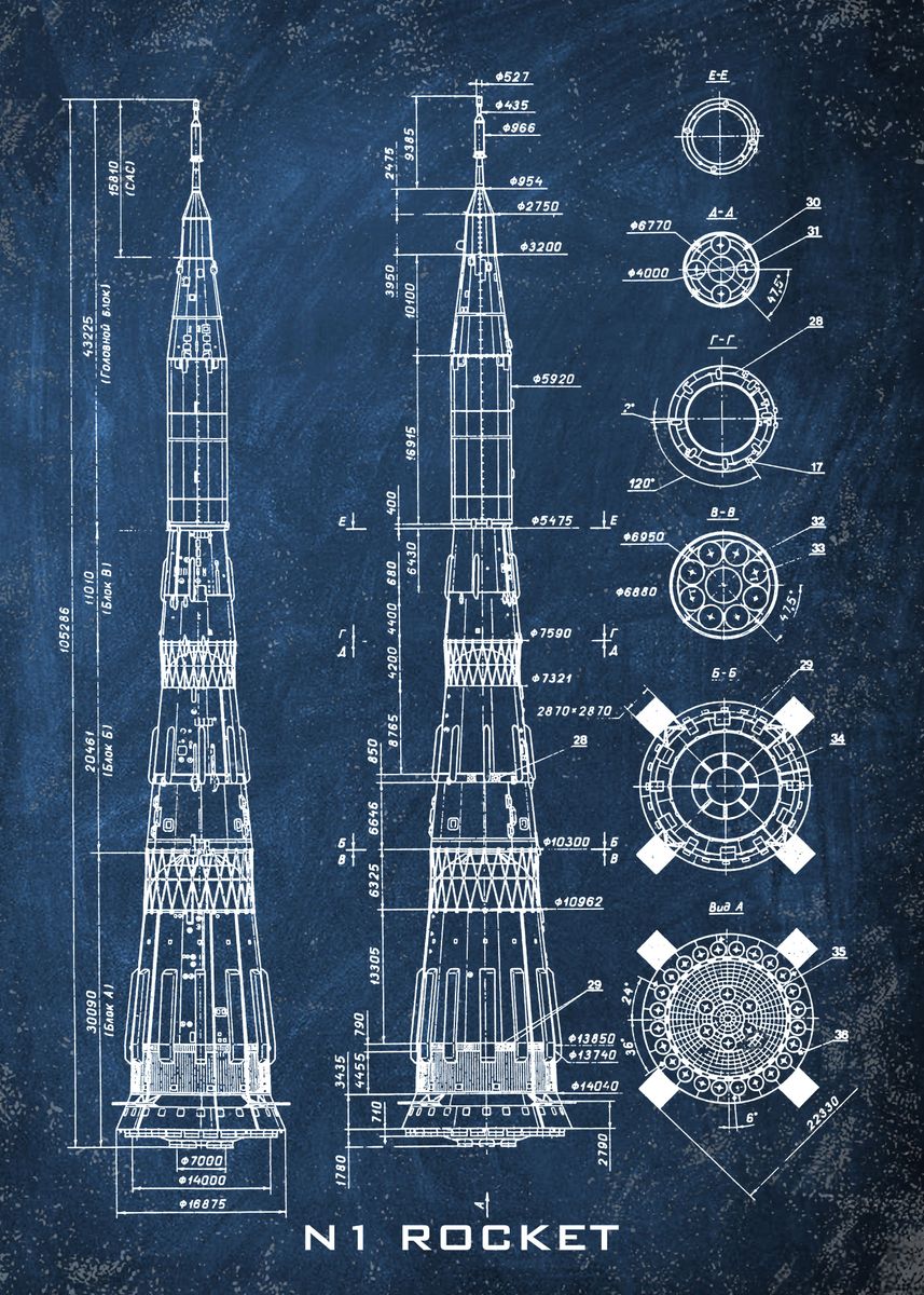 'n1 rocket' Poster by Project X | Displate