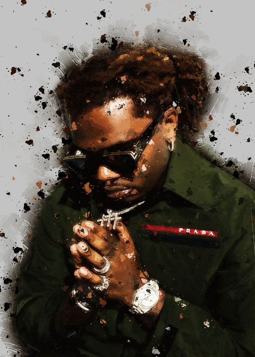 'Gunna' Poster, picture, metal print, paint by DTW GROUP | Displate