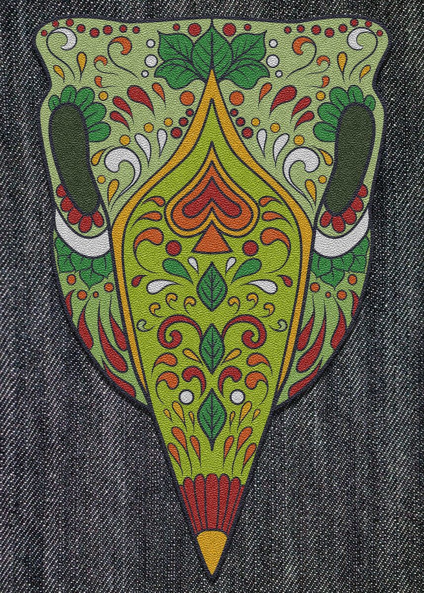 'Skull Beak Bird' Poster, picture, metal print, paint by ...