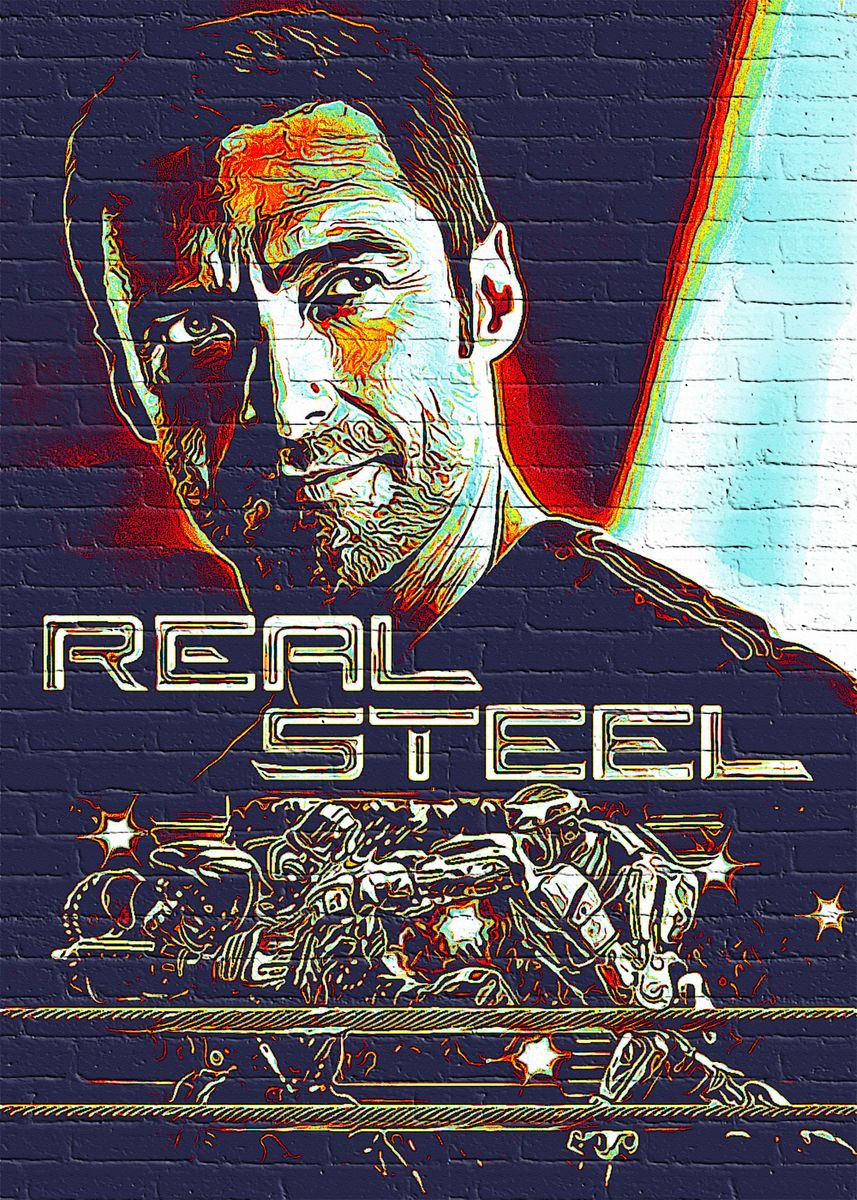 'Real Steel 5' Poster, picture, metal print, paint by Zain Brookes ...