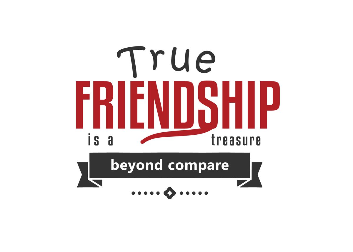 'true friendship' Poster by baraiko eiji | Displate