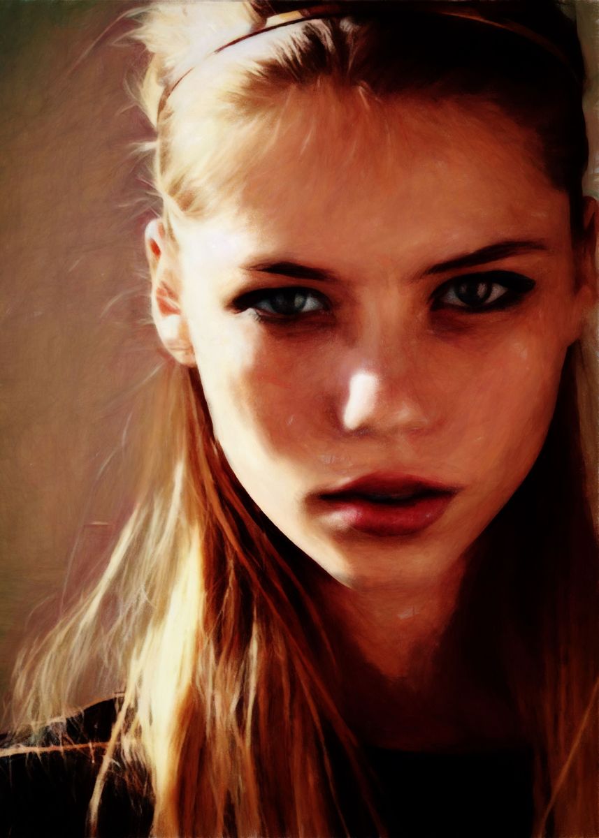 'Pretty girl ' Poster by Aivaras Grauzinis | Displate