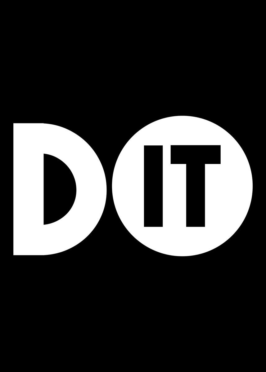 'DO IT' Poster, picture, metal print, paint by John DonJoe | Displate