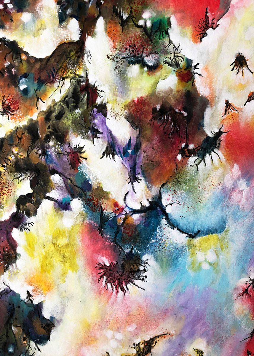 'Abstract Painting ' Poster, picture, metal print, paint by A Shukry ...