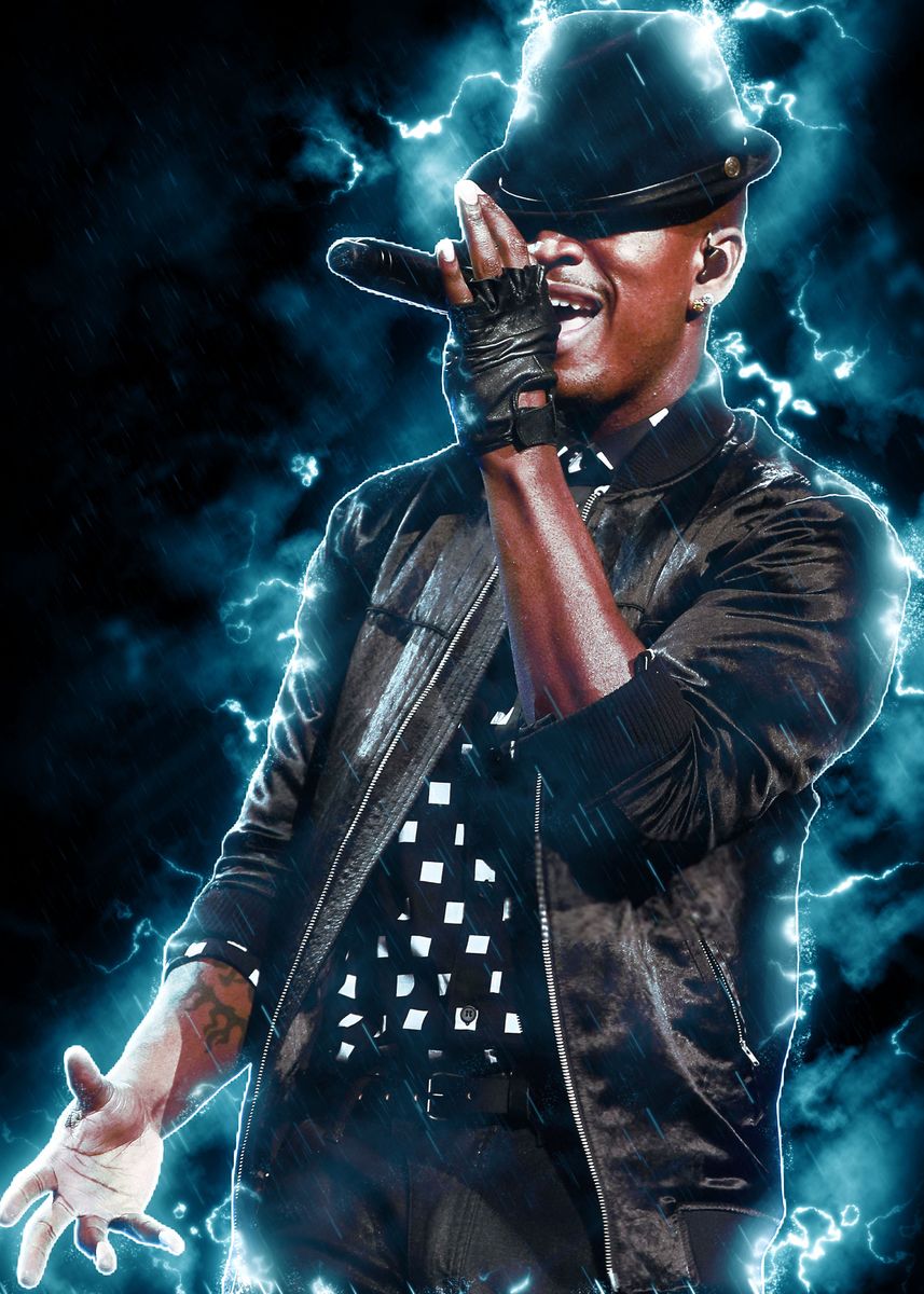 'Ne Yo' Poster, picture, metal print, paint by Mcgilvery Colby | Displate