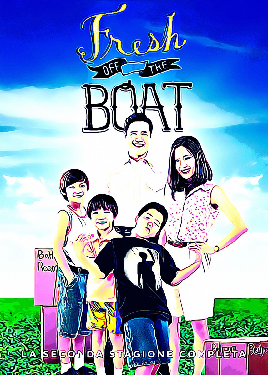 'Fresh Off The Boat 2014 5' Poster, picture, metal print, paint by ...