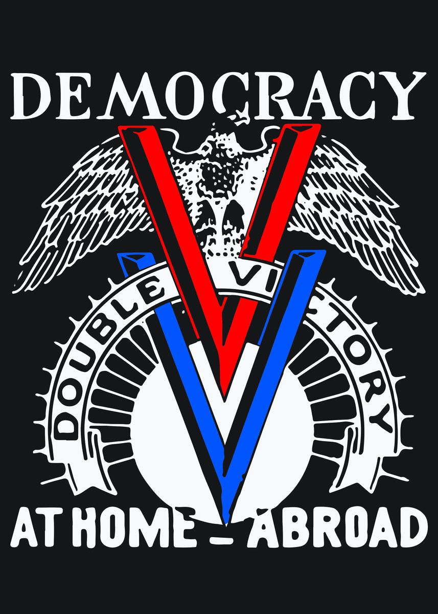 'DEMOCRACY' Poster, picture, metal print, paint by theanomalius | Displate