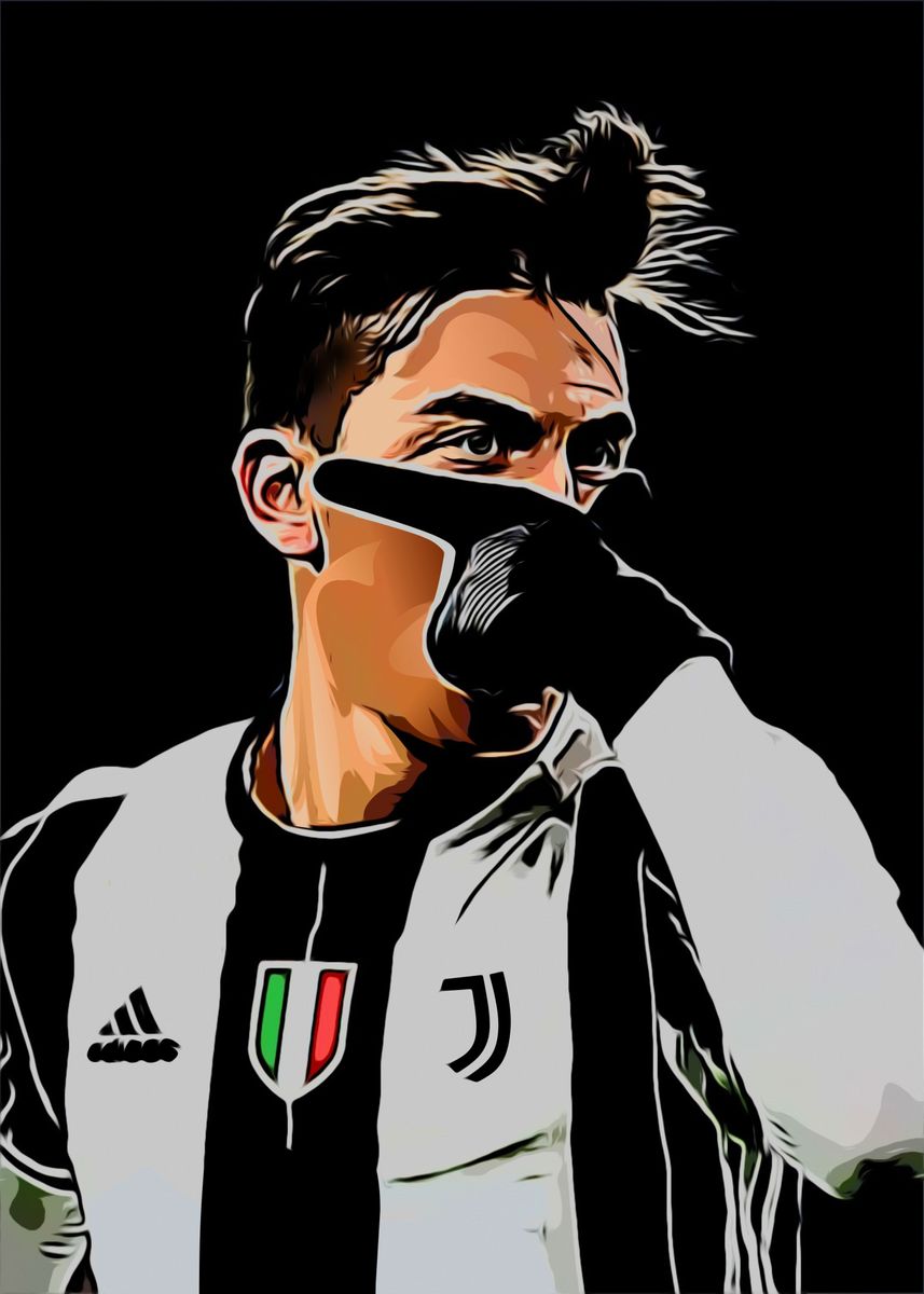'Paulo Dybala' Poster, picture, metal print, paint by Miracle Studio ...