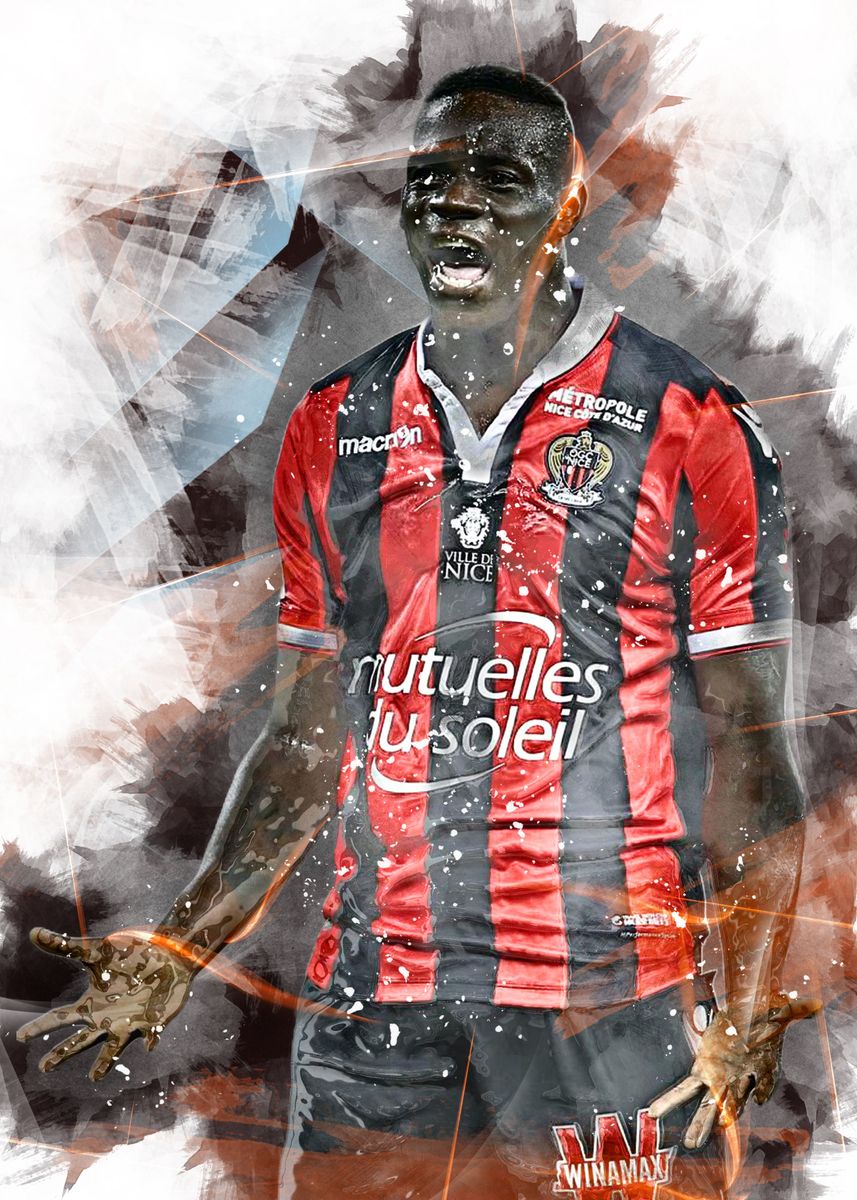 'Mario Balotelli' Poster by Franklin Ruben | Displate