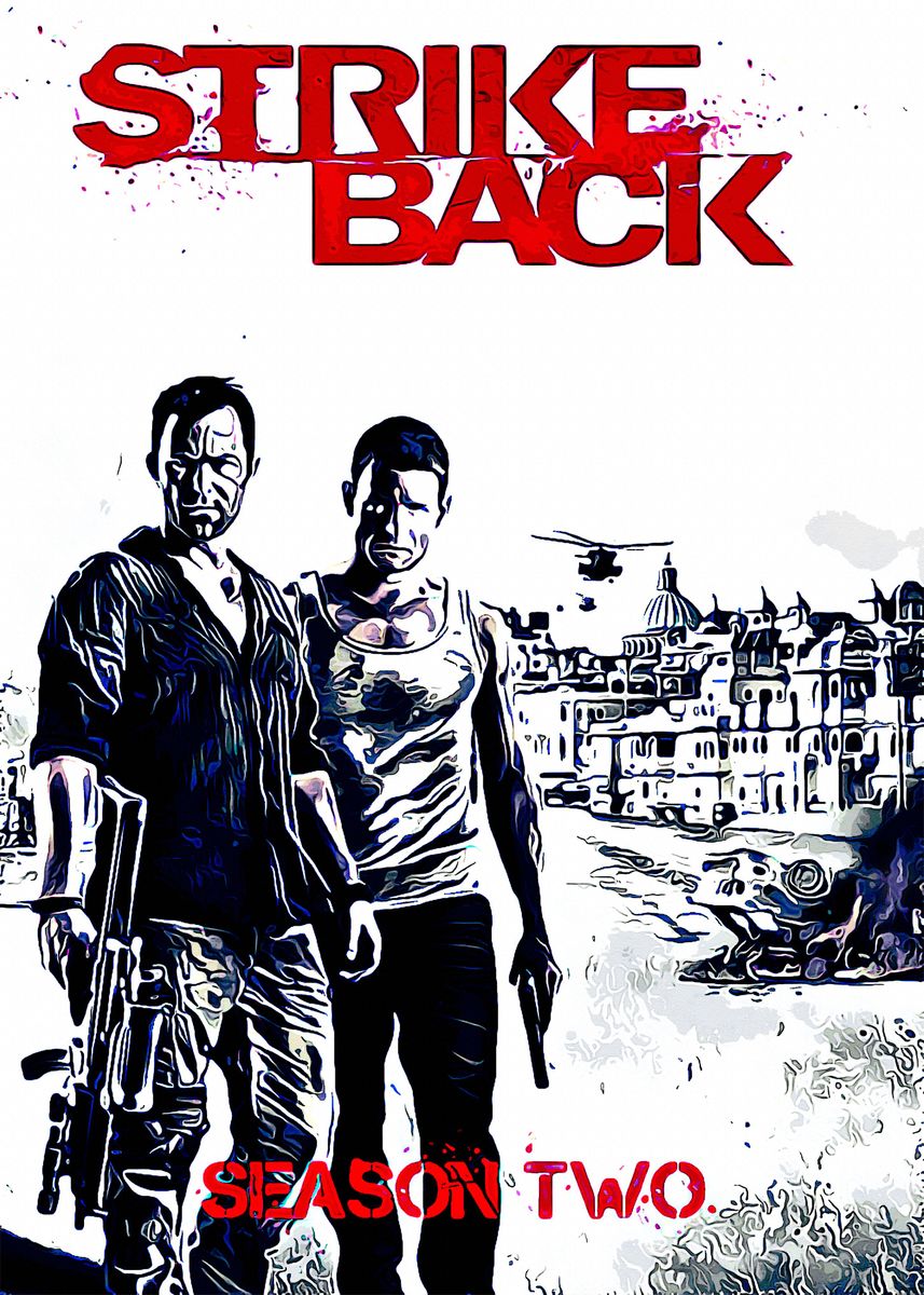 'Strike Back 1' Poster, picture, metal print, paint by Kaye Luca | Displate